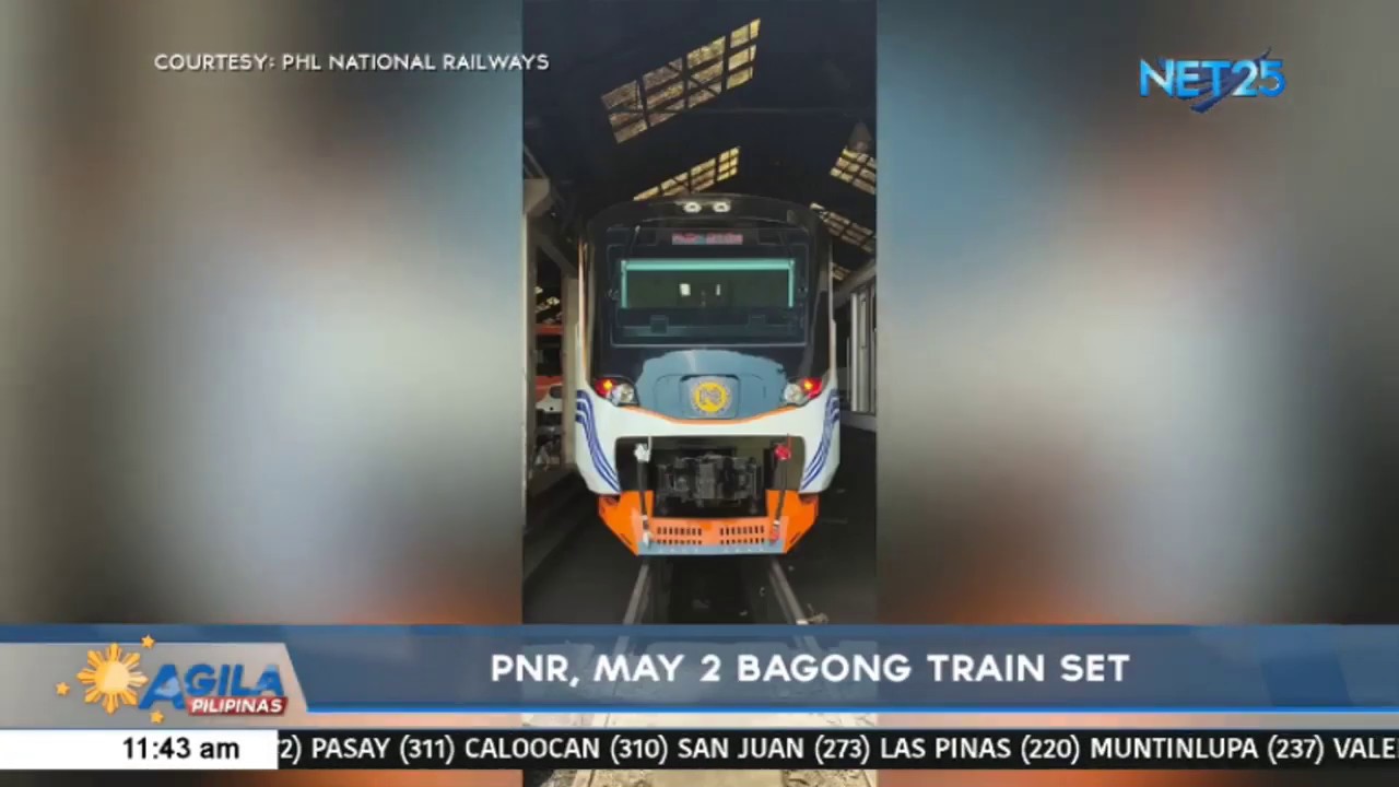 PNR, may 2 bagong train set - YouTube