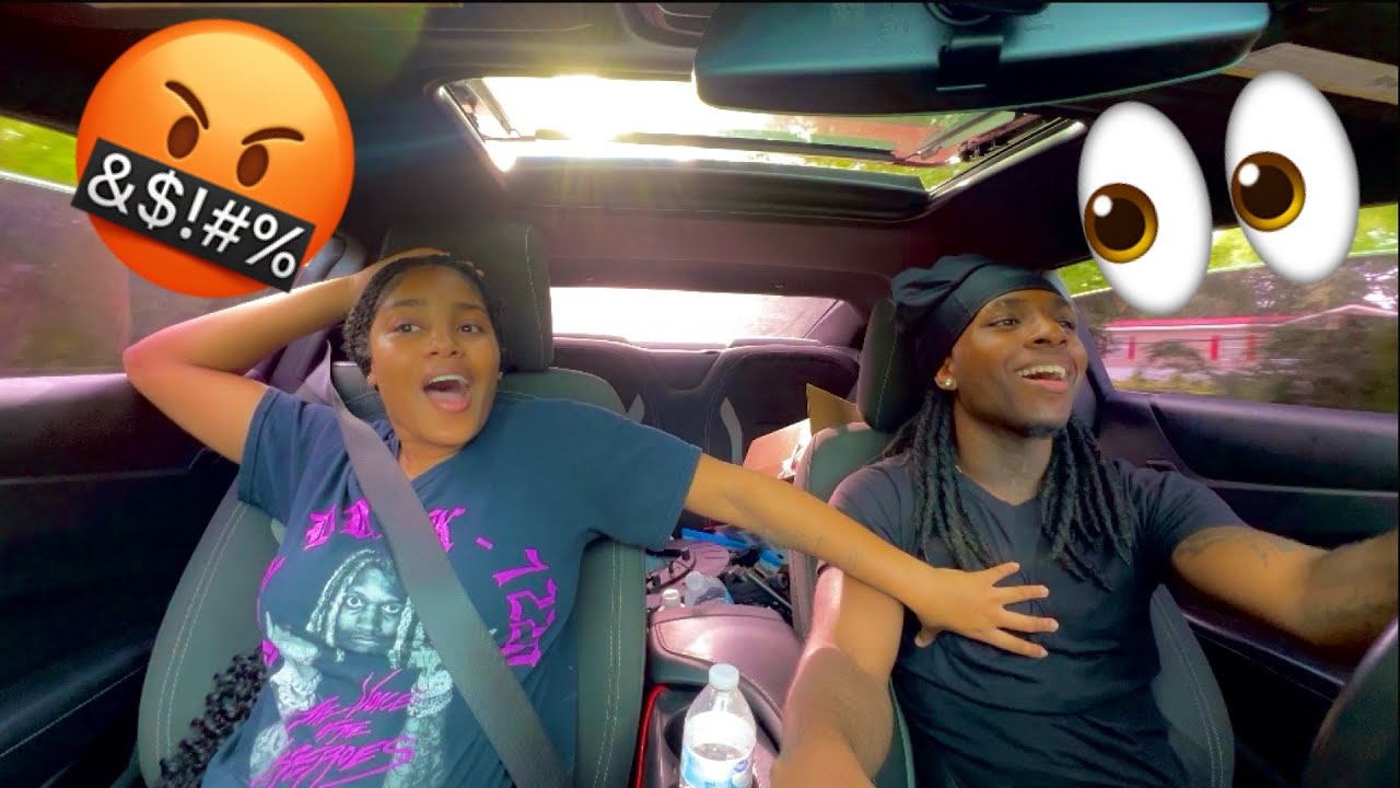 DOING EXTREMELY HARD PULLS AT EVERY RED LIGHT!!!...To Get Her Reaction ...