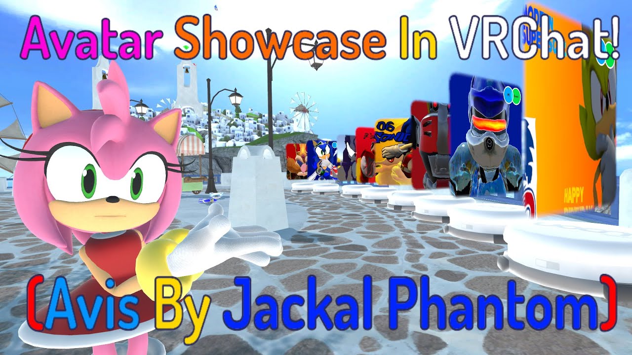 Avatar Showcase In VRChat (Avi's By Jackal Phantom OLD Video) - YouTube
