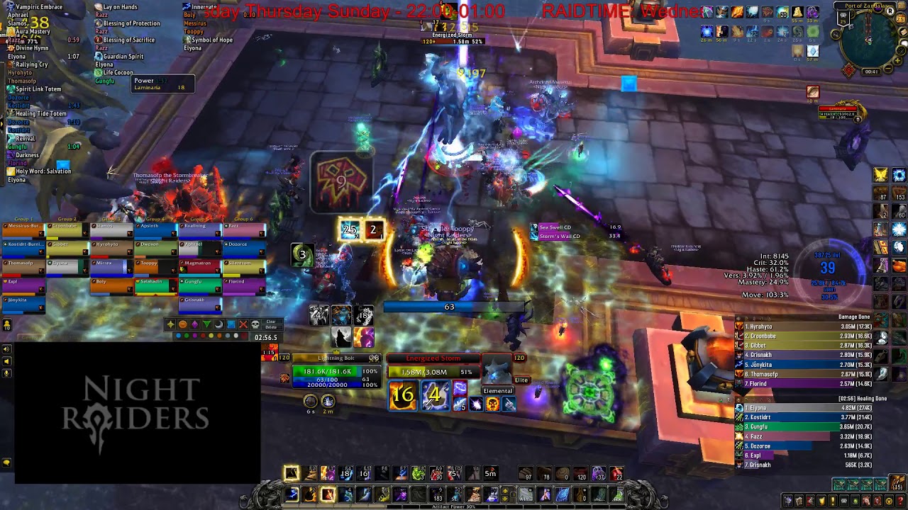 Night Raiders vs. Stormwall Blockade normal first kill - YouTube