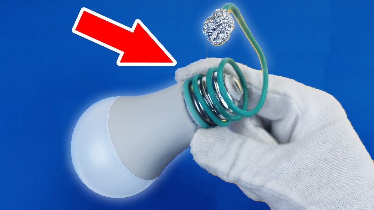Wrap Led bulb with Copper wire and the result will Amaze you! - YouTube