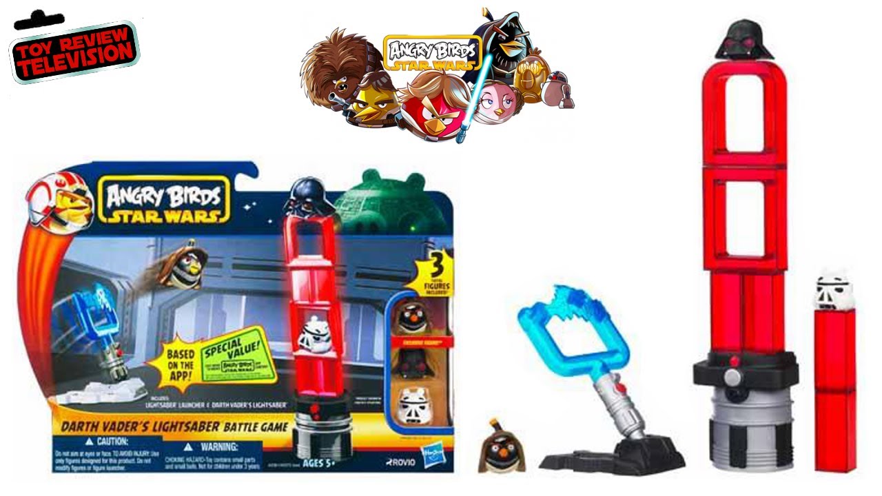 Angry Birds Star Wars Darth Vader's Lightsaber Battle Game By Hasbro ...