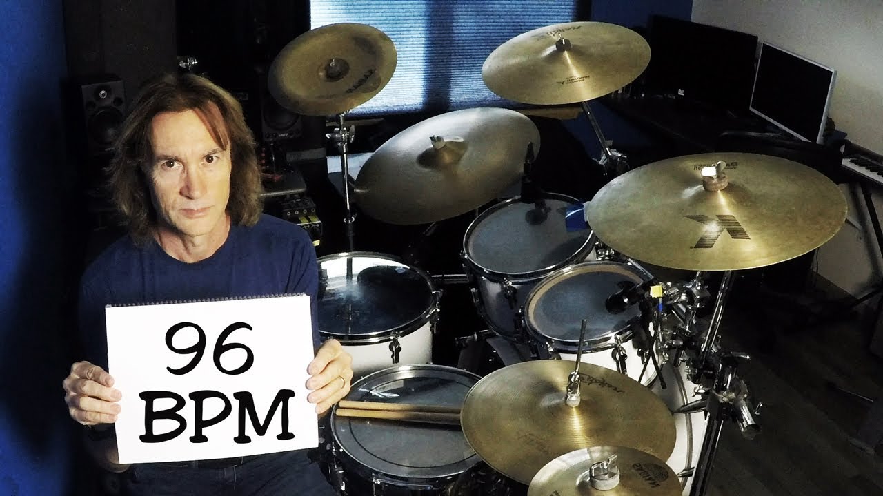 96 bpm Drum Beat - YouTube