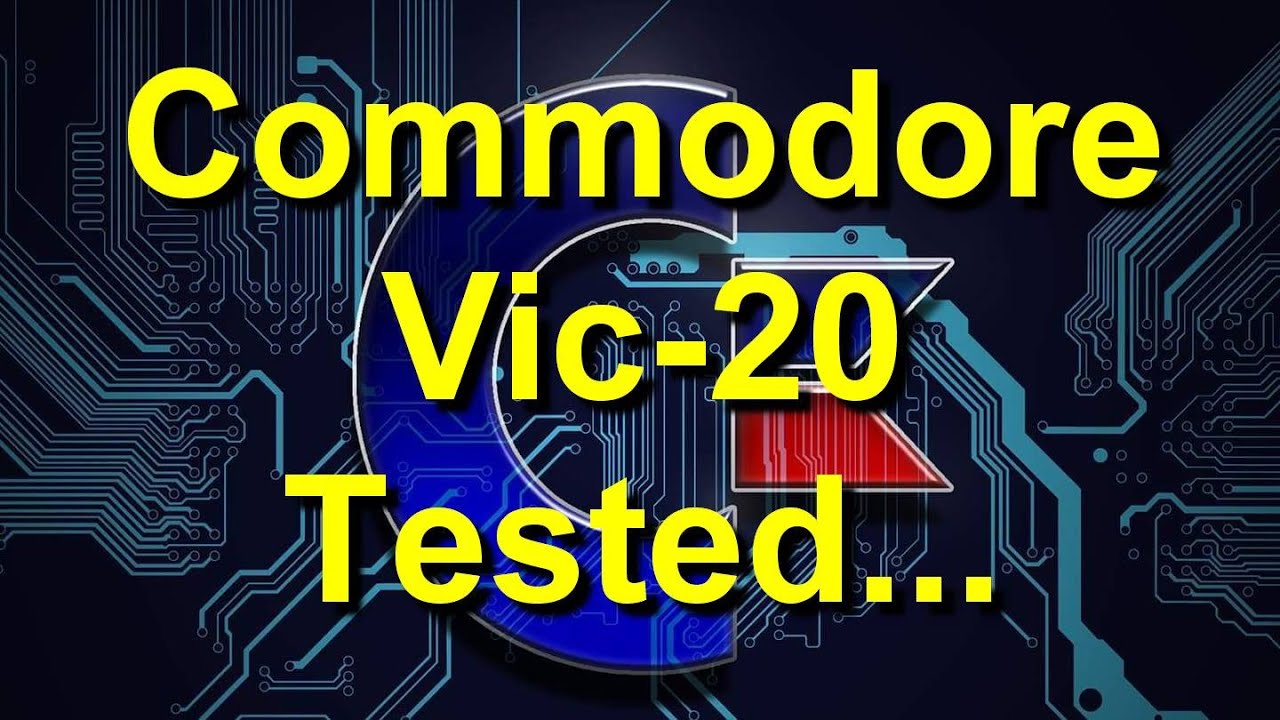 Commodore Vic-20 Opening Up The Computer & Looking Inside While Testing ...