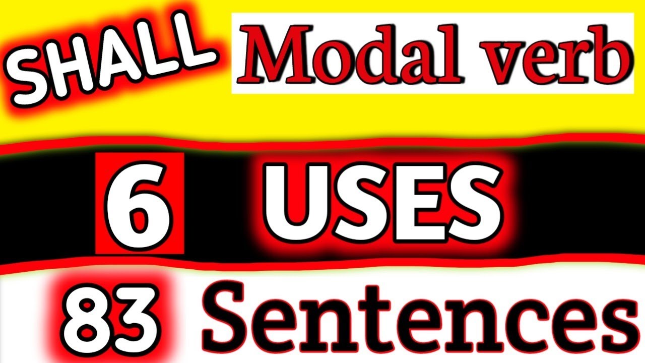 Modal verb "SHALL" : 6 Use of Shall | 83 important SENTENCES with ...