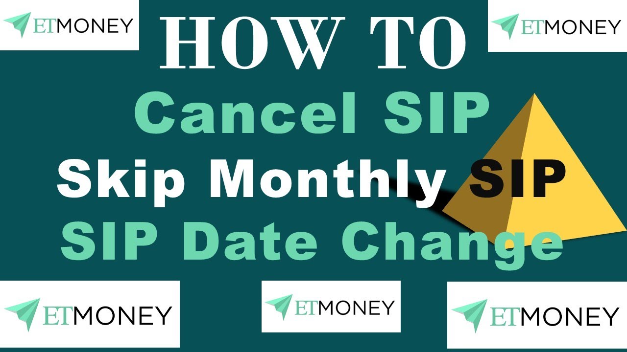 How to Cancel Mutual Fund SIP in ET Money | Modify SIP | Skip Next SIP ...