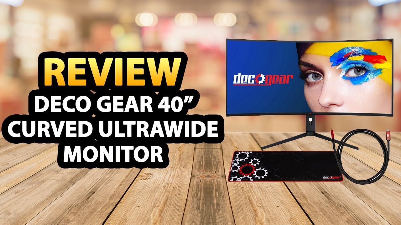 Deco Gear 40" (VIEW401) Curved Ultrawide Nano IPS Monitor Review - YouTube