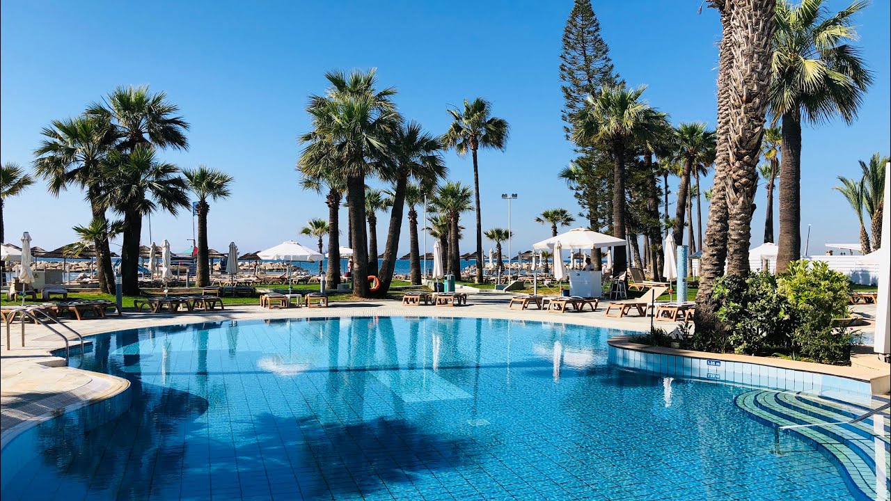 GOLDEN BAY BEACH HOTEL 5*, LARNACA, CYPRUS. 4K VIRTUAL TOUR. - YouTube