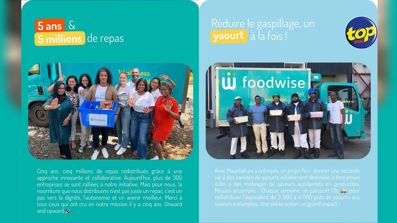 Gaspillage alimentaire : FoodWise a redistribué un million de repas aux ...
