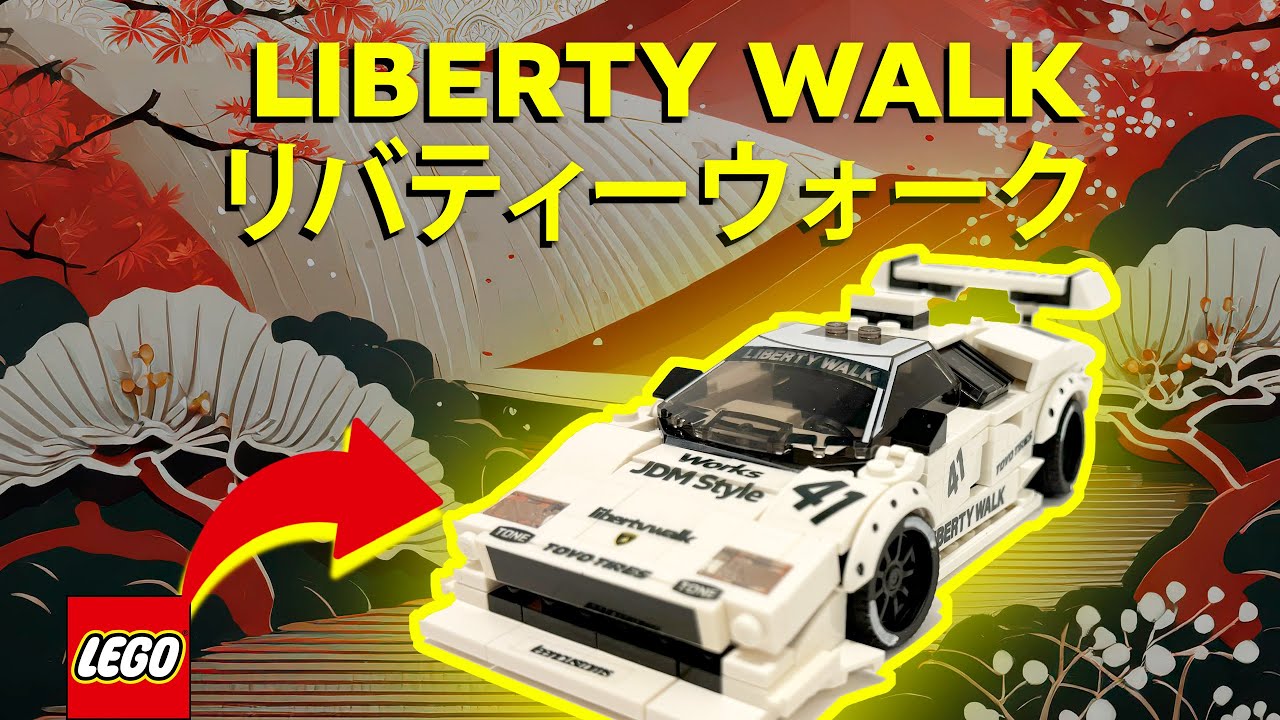 BUILDING THE LIBERTY WALK COUNTACH | LEGO JDM MOC - YouTube