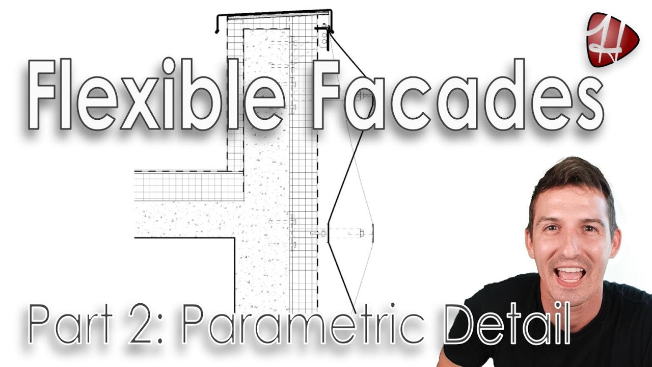 Flexible Mesh Facade in Revit // Part 2 // Parametric 2D Detail - YouTube
