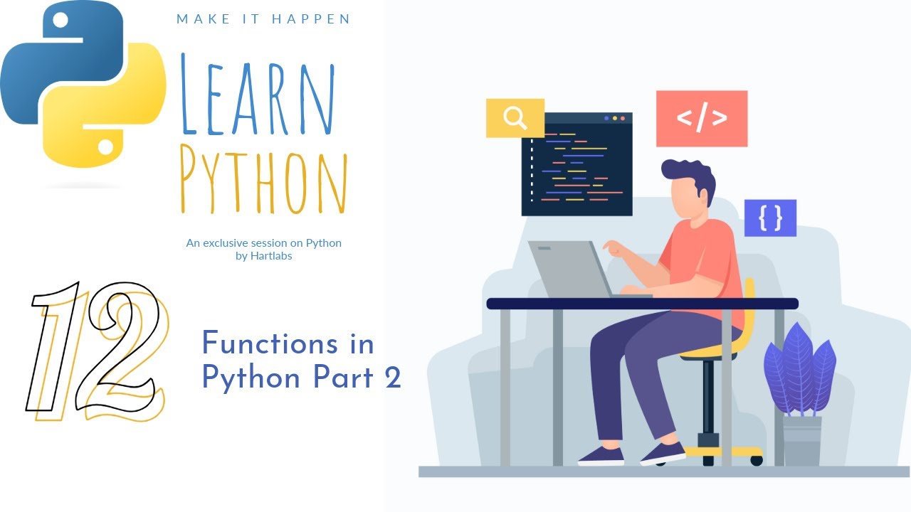 12 Functions In Python Part 2 Functions Parameters And Arguments Python Course Python