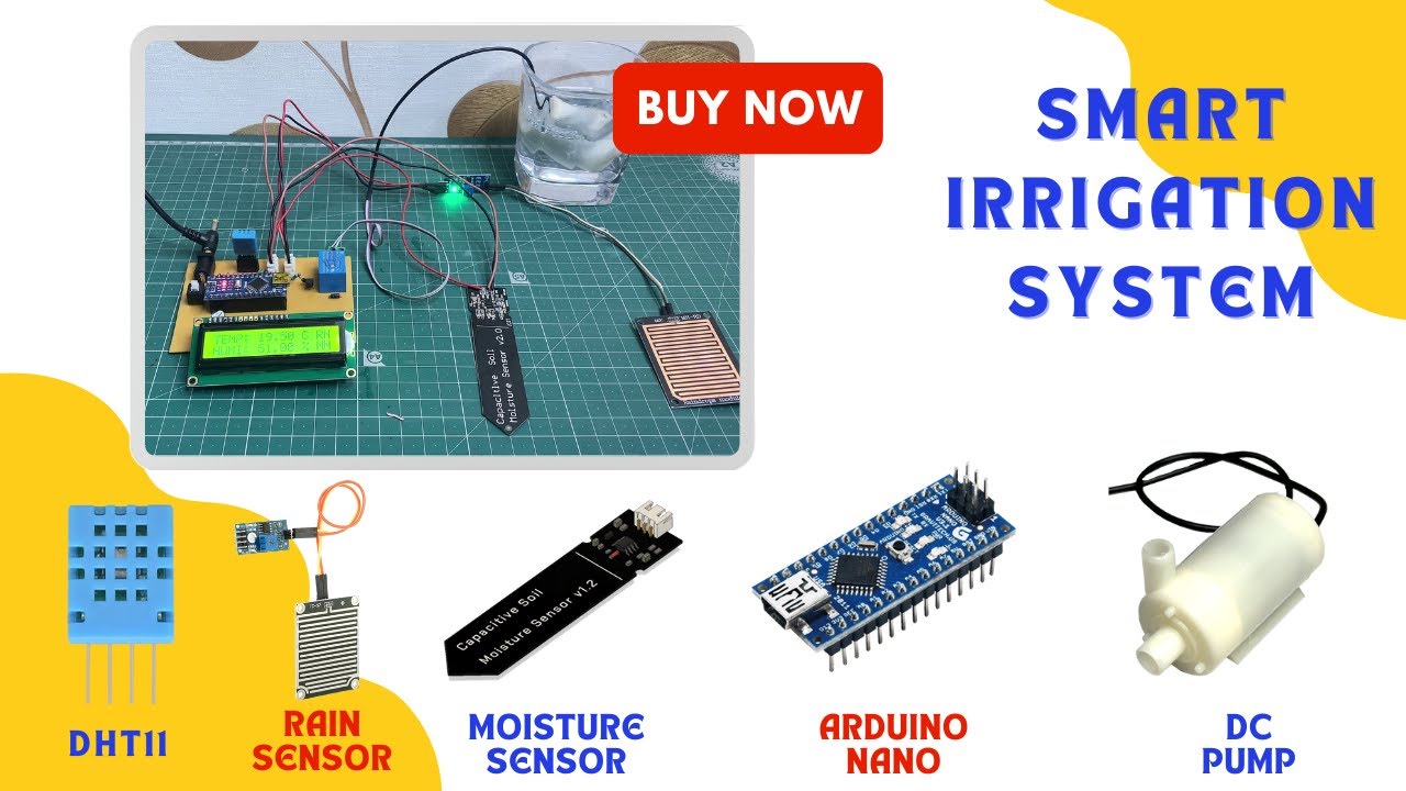 Smart Irrigation System Using Arduino Nano | Automatic Watering with ...