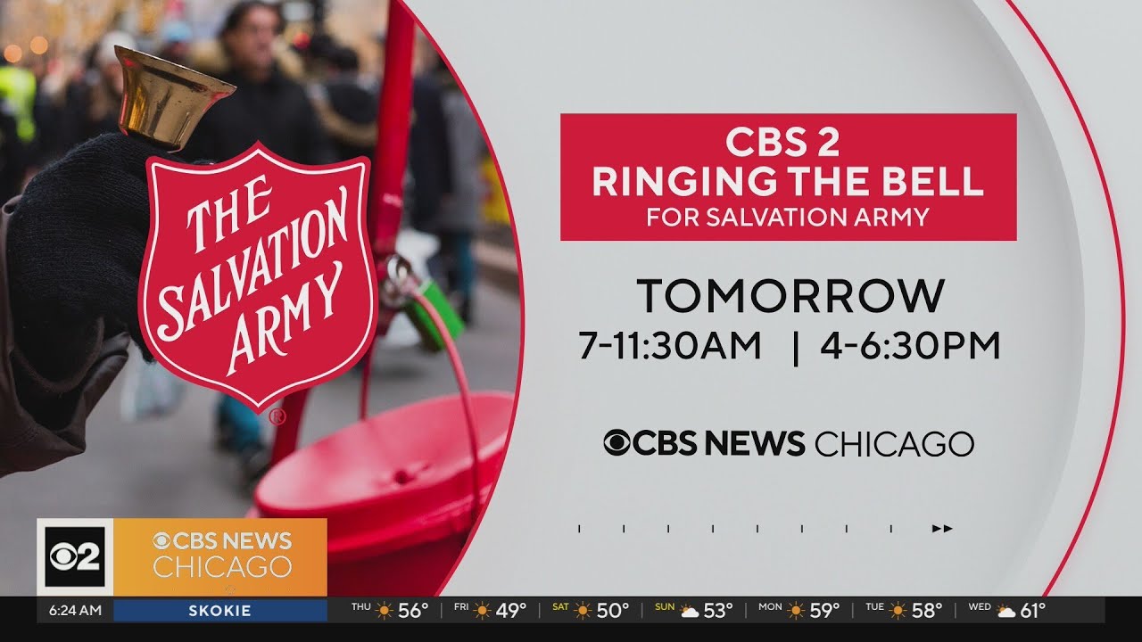 CBS 2 ringing the bell for Salvation Army Friday - YouTube