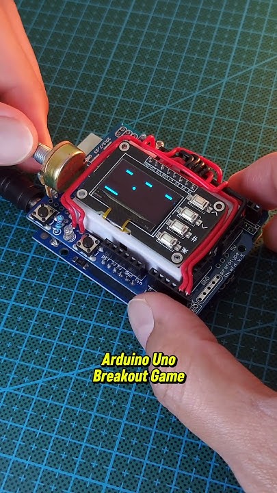 Retro gaming meets real tech! Breakout game powered by Arduino Uno! #Arduino #RetroGaming # ...