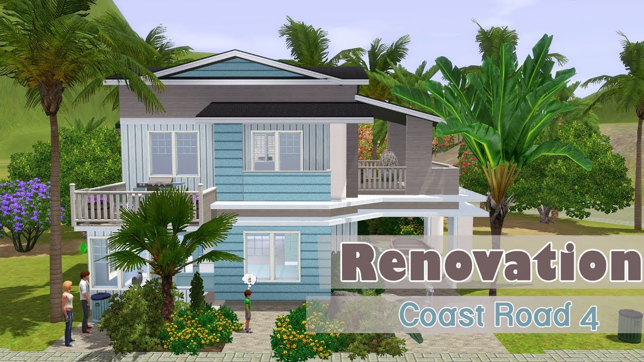 The Sims 3 - Speed Build renovation - Coast Road 4 - YouTube