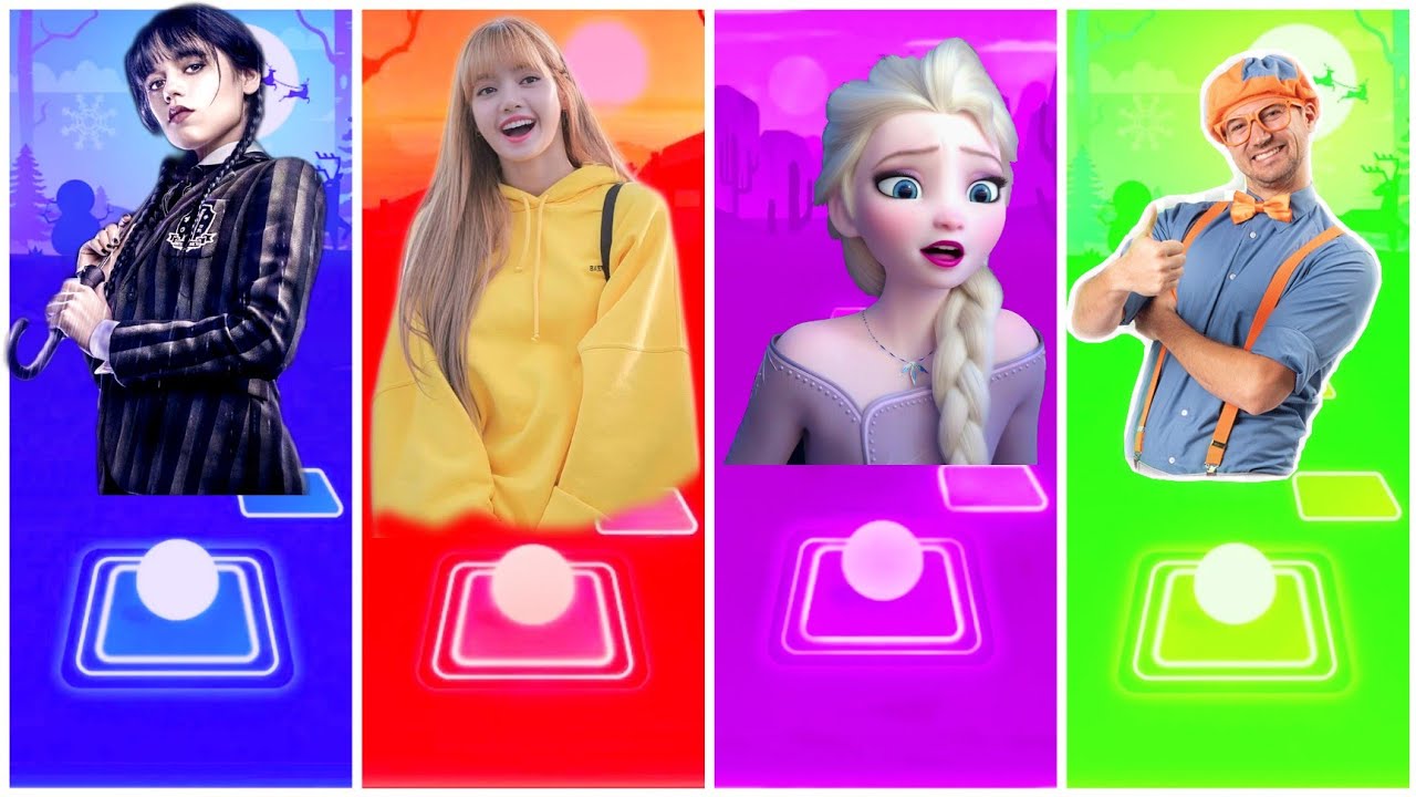 Lisa Money Blackpink - Jisoo flower 🆚 Wednesday 🆚 Elsa Frozen 🆚 Blippi ...