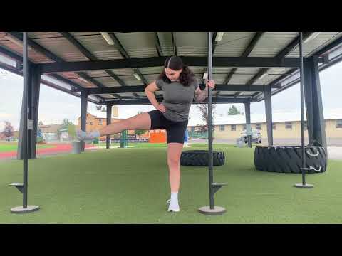 Dynamic Warm Up Demo: Lateral Leg Swings - YouTube