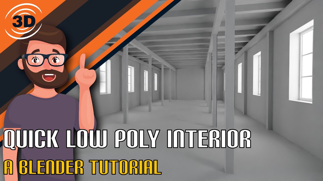 Blender Interior Tutorial - Factory Interior - YouTube