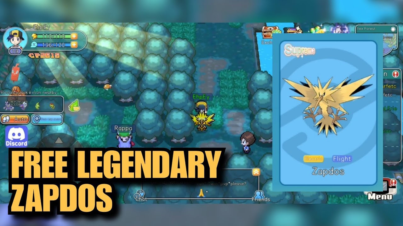 Otherworld Ascent (Pocket Pixel Generation) - FREE LEGENDARY ZAPDOS - YouTube
