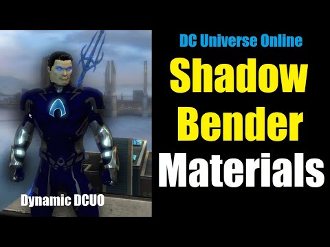 DCUO Shadow Bender Materials - 13th Anniversary DC Universe Online ...