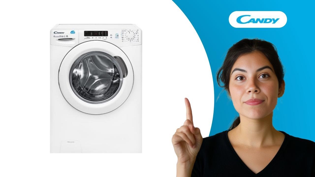 Cómo usar el programa de lavado y secado en la lavadora Candy CSW 485D ...