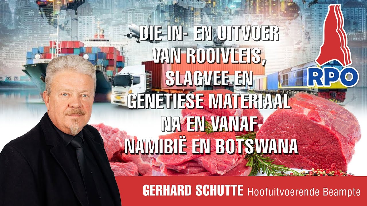 Die in- en uitvoer van rooivleis - YouTube