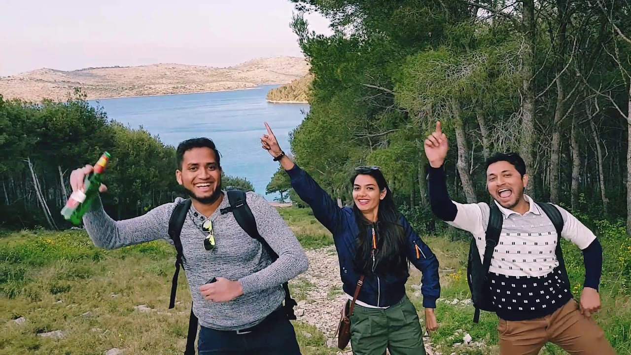Triplet hiking down at Croatia! - YouTube