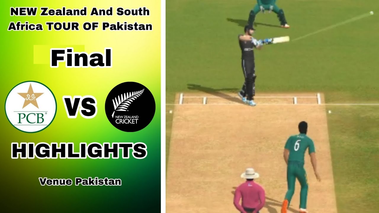 Pakistan VS New Zealand | Triangle Trophy | Final | Highlights | Real ...
