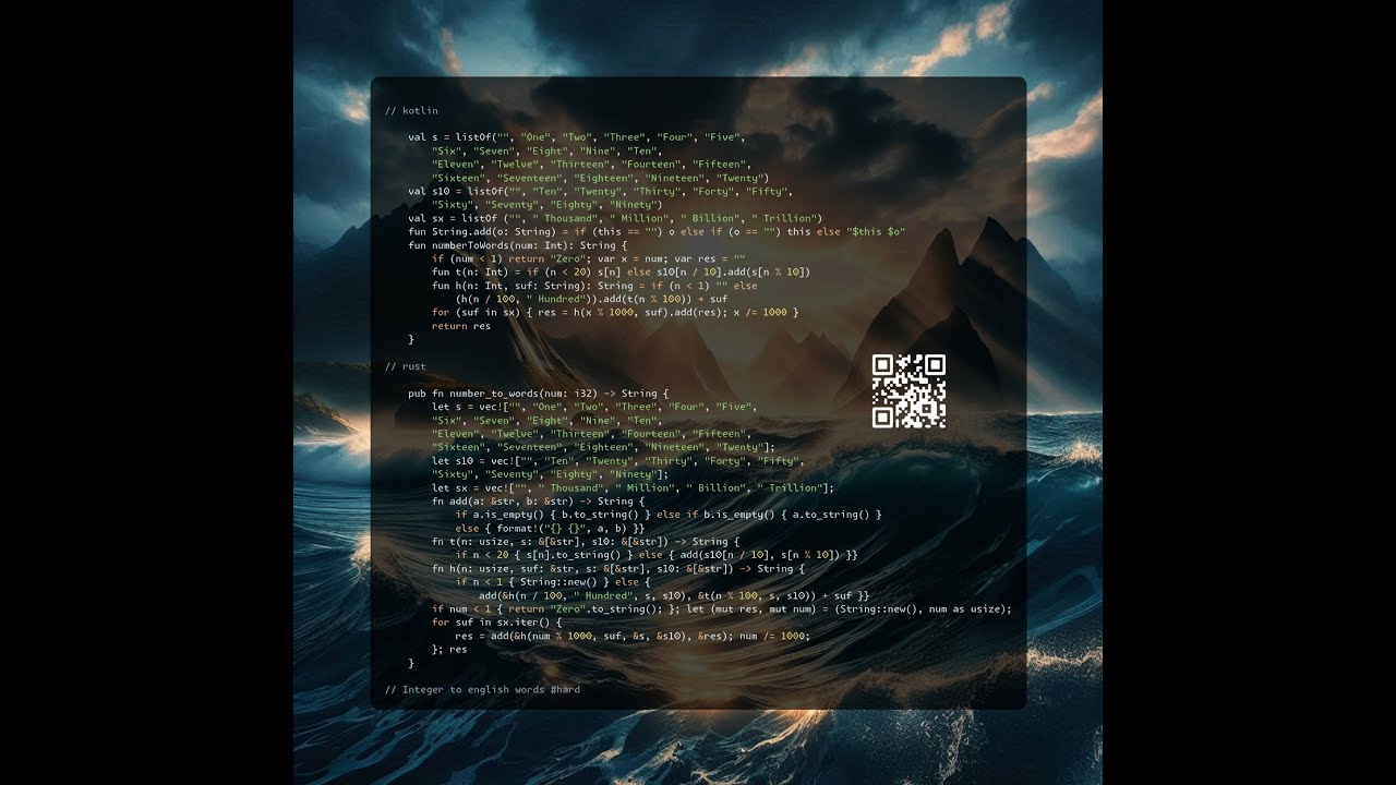 # 07.08.2024 [273. Integer to English Words] - YouTube