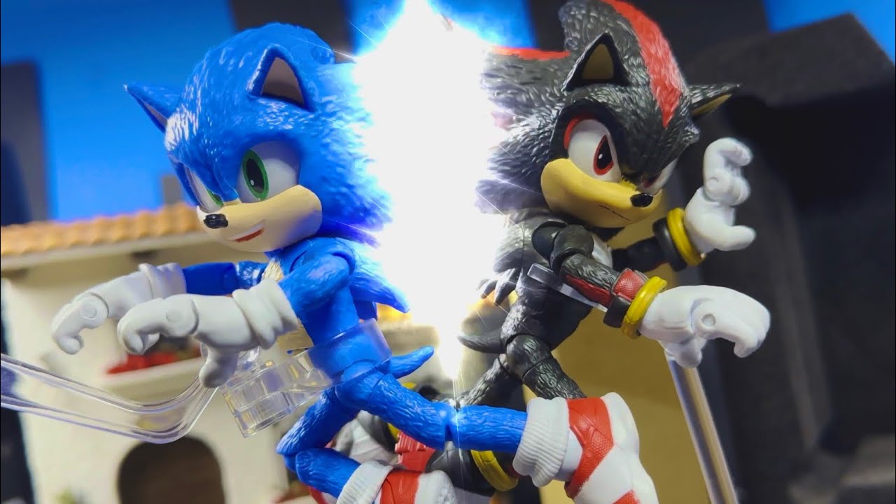 SONIC X SHADOW: DEATH BATTLE Stop Motion - YouTube