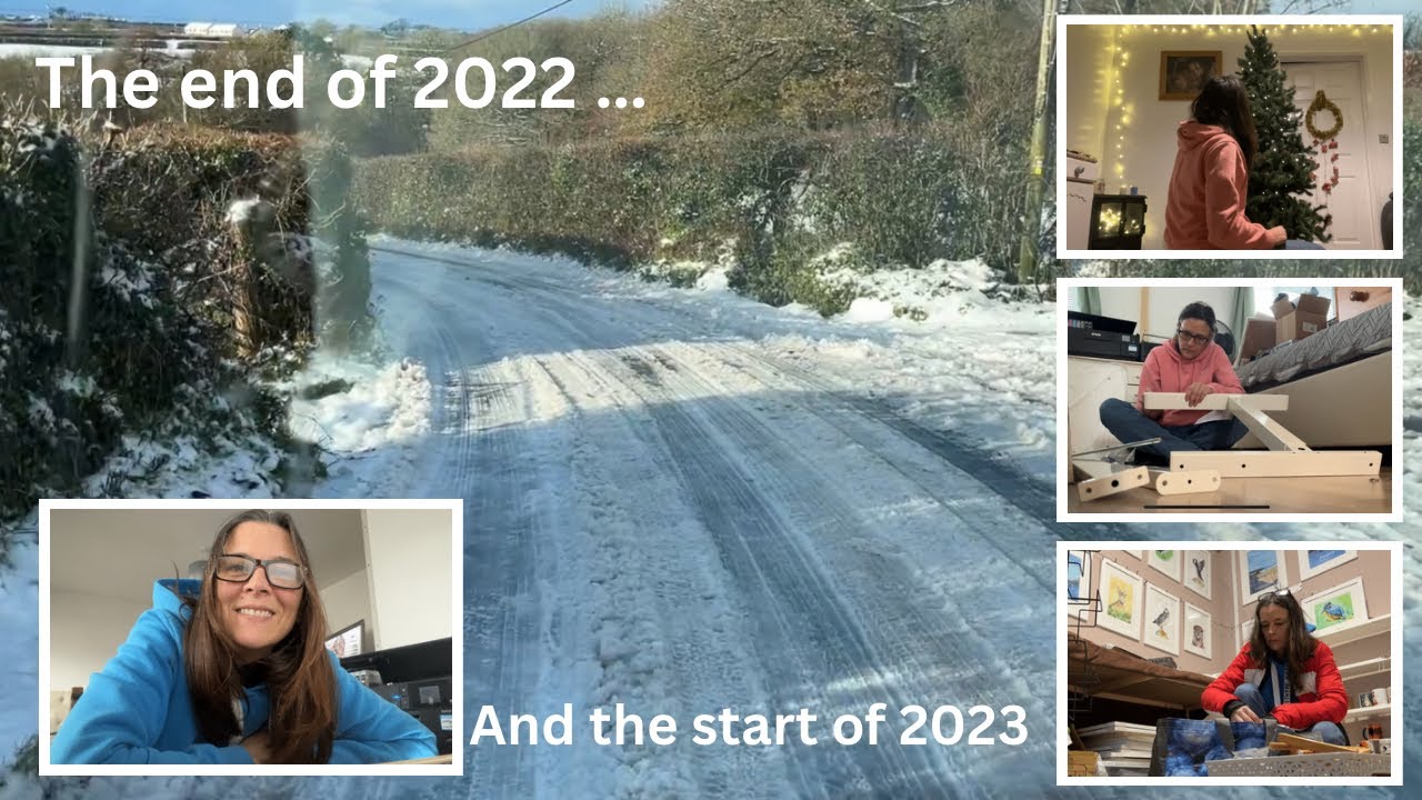 Delivering parcels in the snow | Building a desk from Lidl and packing ...