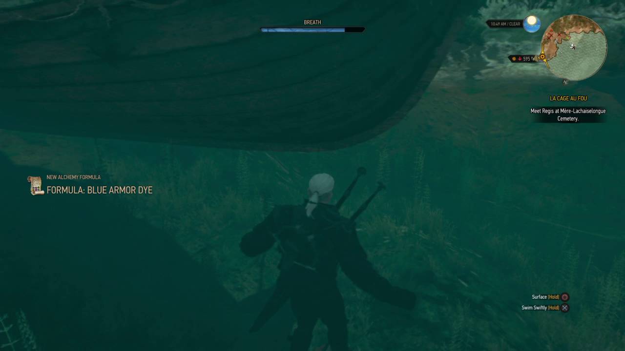Witcher 3: Blue Dye Formula Location - YouTube