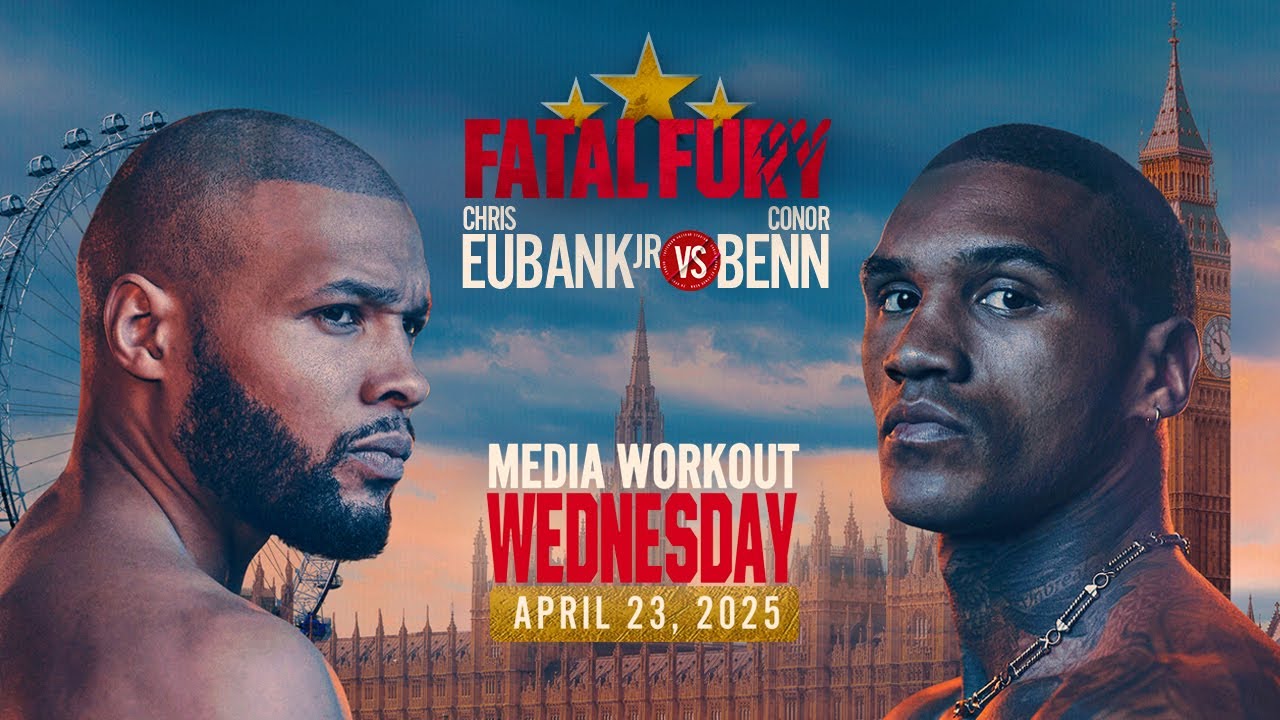 Media Workout Live | Fatal Fury: City of Wolves | Eubank Jr vs Benn🥊 - YouTube
