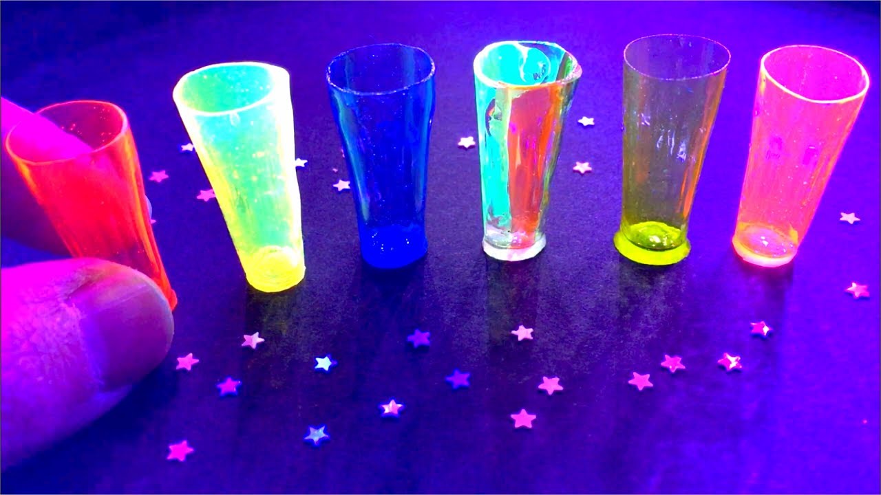 DIY Miniature Colorful Glass - TUTORIAL - UV Resin - YouTube