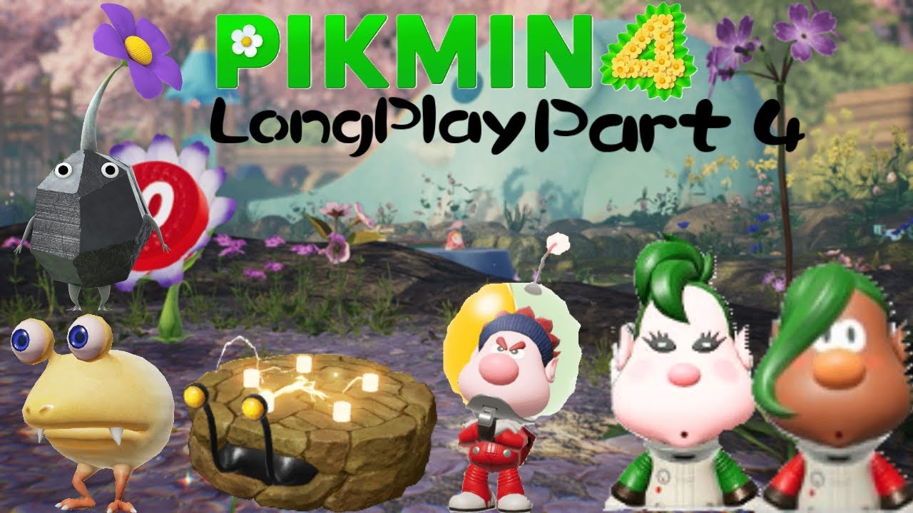 Pikmin 4 | LongPlay | Nintendo Switch | (Part 4) | Rescue Corps Dingo ...