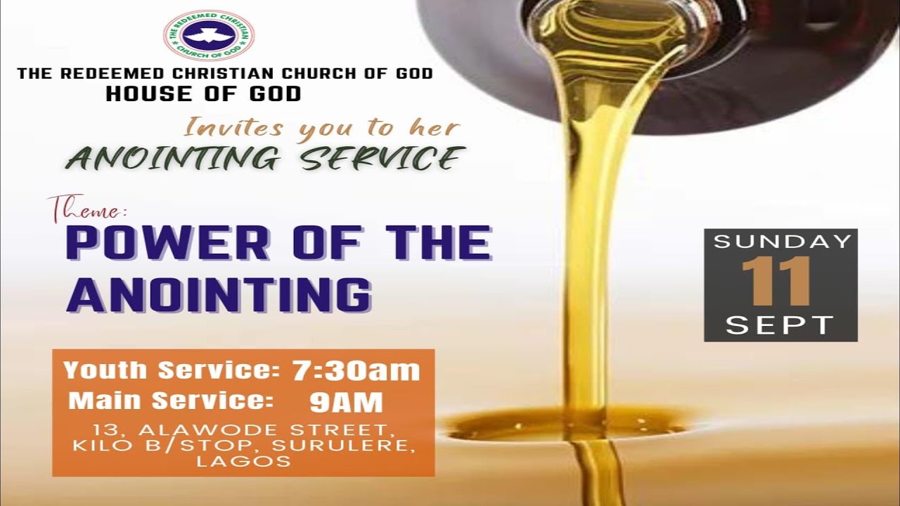 POWER OF THE ANNOINTING SERVICE 11TH SEPTEMBER 2022 - YouTube