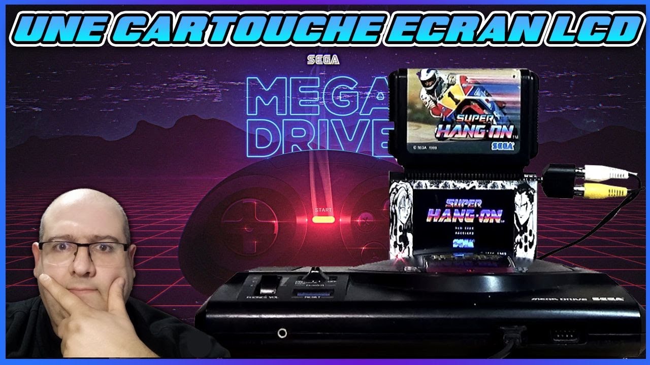 La cartouche ecran lcd pour Votre Sega Megadrive - YouTube