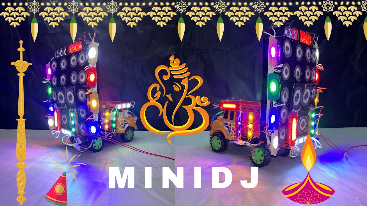 New DJ How to make mini pickup DJ Box loading mini DJ setup and dj ...