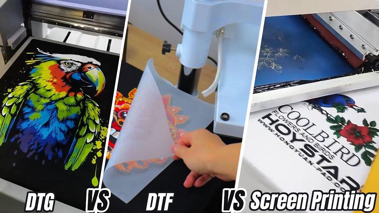 DTF vs DTG vs Screen Printing – Which is Better for Custom Apparel ...
