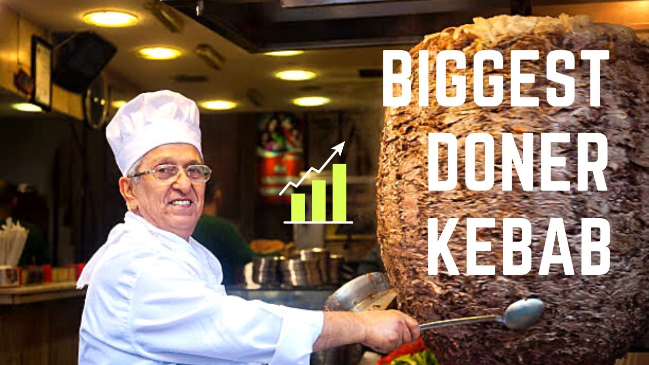 The BIGGEST Doner kebab in Istanbul! Turkish food tour in Istanbul ...