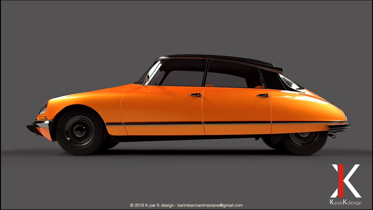 Citroën DS /// 3D Rendering-Animation by Karim BENNANI MEZIANE - YouTube