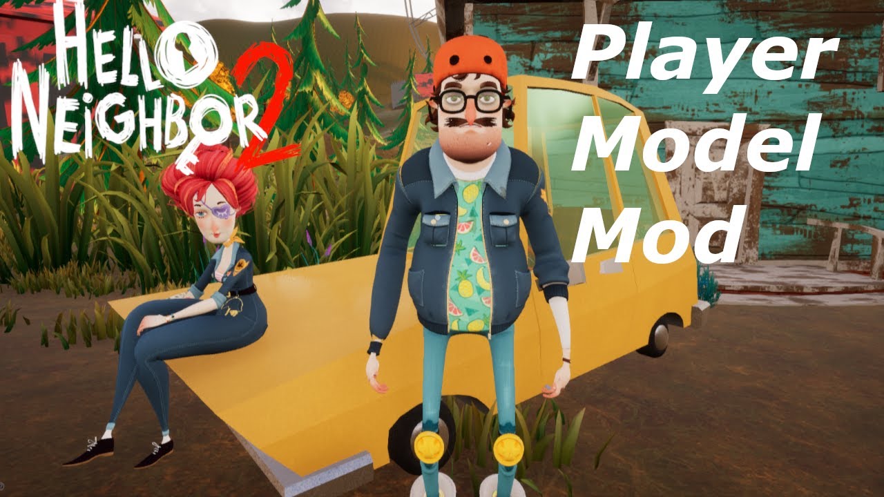 A bad player rig with a bad hello neighbor mod - YouTube
