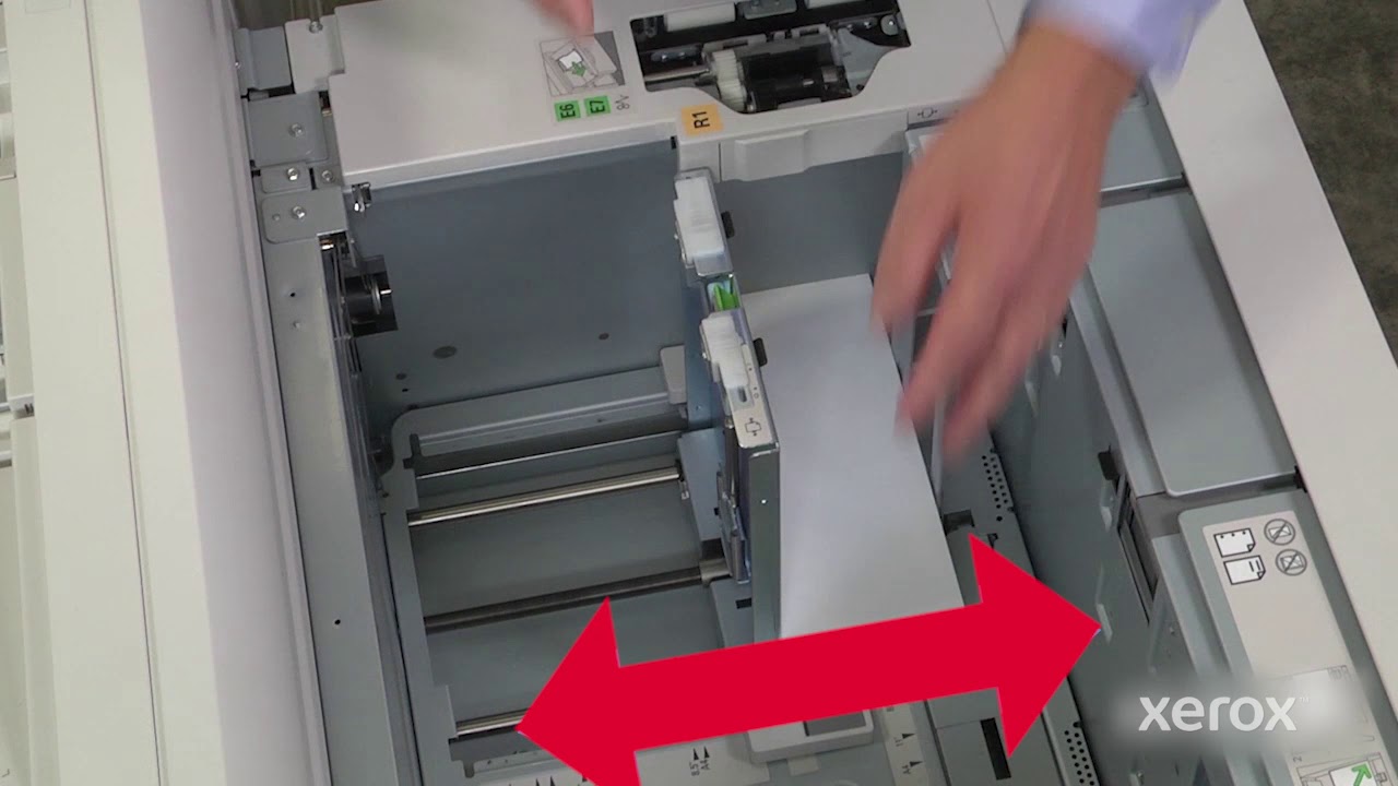 Xerox Versant 180 280 Printing Envelopes YouTube