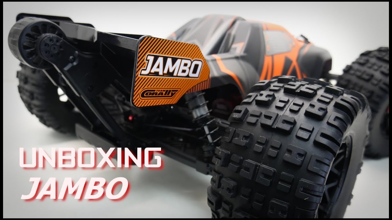 Unboxing: Team Corally Jambo 6S Stunt truck - YouTube