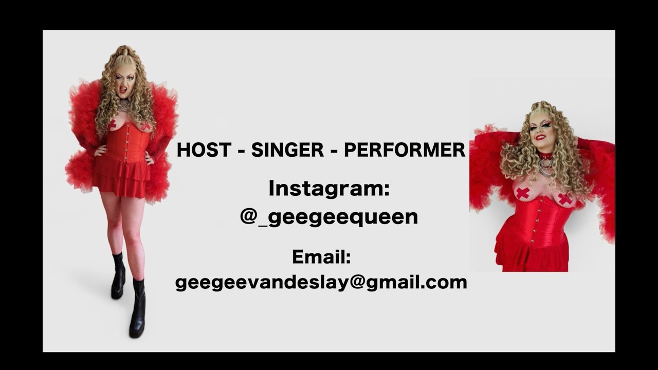 Gee Gee Van De Slay - Drag Queen Showreel 2024 - YouTube