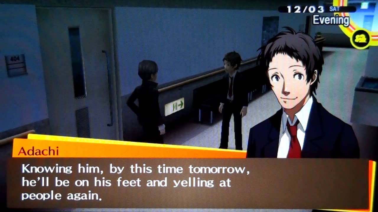 Persona 4 Golden - Adachi Social Link 8 (Jester Arcana) - YouTube