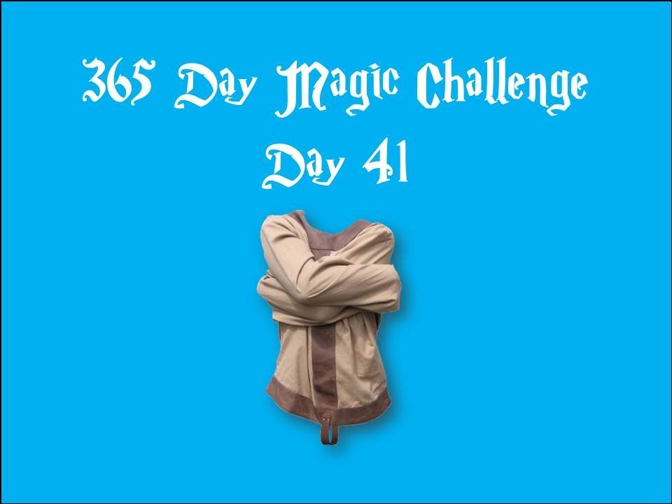 Day 41 of the 365 day magic challenge (straight jacket escape) - YouTube