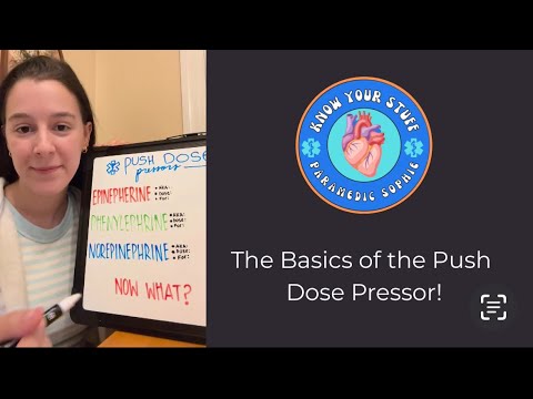 EMS Pharmacology: Fast & Dirty Guide to Making Push-Dose Pressors - YouTube