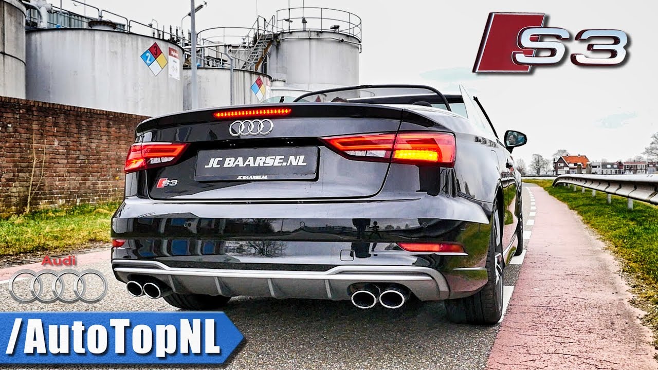 Audi S3 Convertible 365HP ACCELERATION 0-210km/h Exhaust SOUND & LOOKS ...
